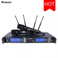 Sinbosen 2CH 100 meters range handheld professional wireless microphone SKM 9000