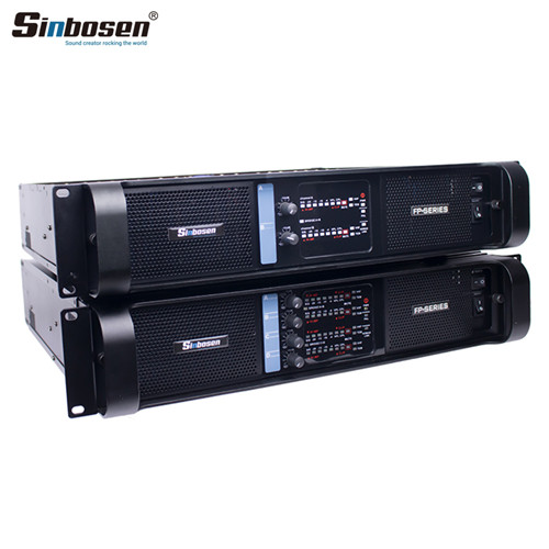 Sinbosen Amplifier Group 2 Channels Fp14000 4 Channels Fp10000q Professional Power Amplifier for ...