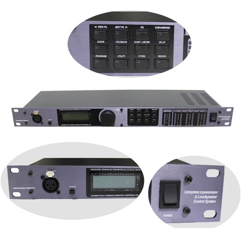 Sinbosen DBX 260 2 in 6 out crossover digital processor